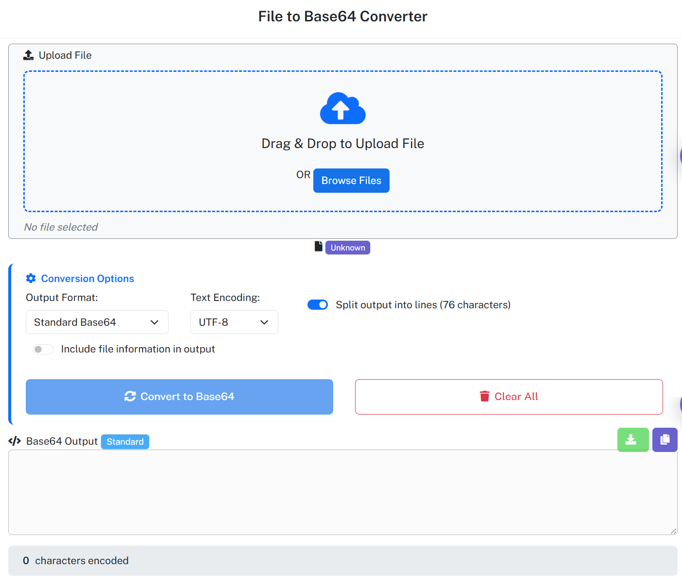 File to Base64 Online | Free File to Base64 Encoder