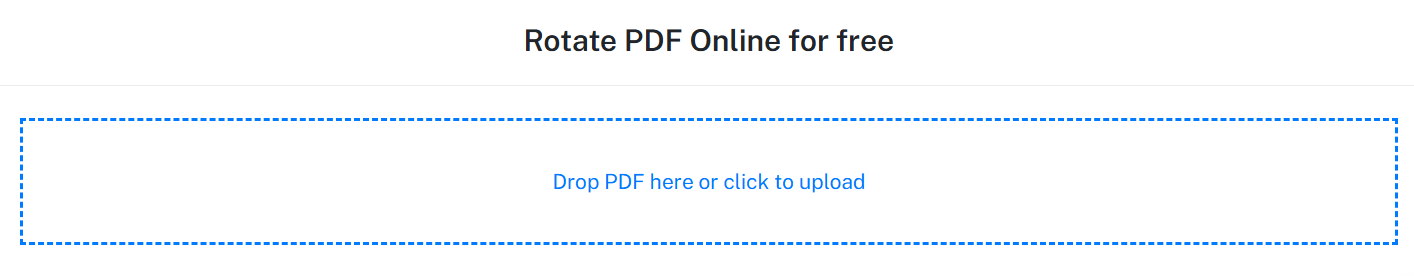 Rotate PDF Online for Free | Fix PDF Page Orientation